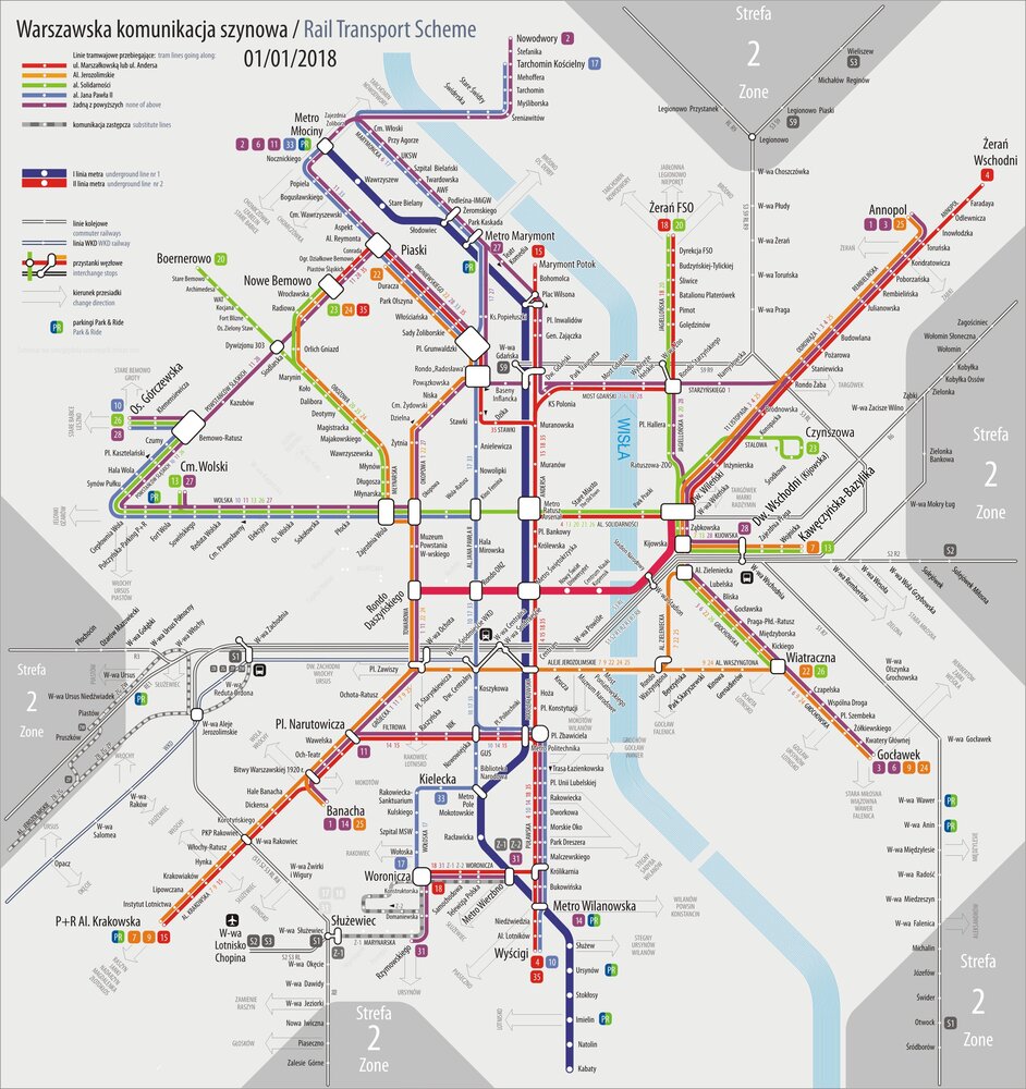 How to use public transportation in Warsaw: buses, streetcars, metro ...